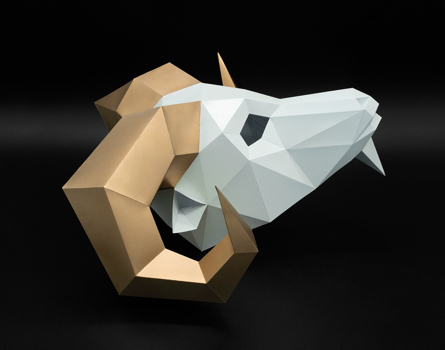 Goat Mask Ram Mask DIY Paper Mask Printable Template - Etsy Australia