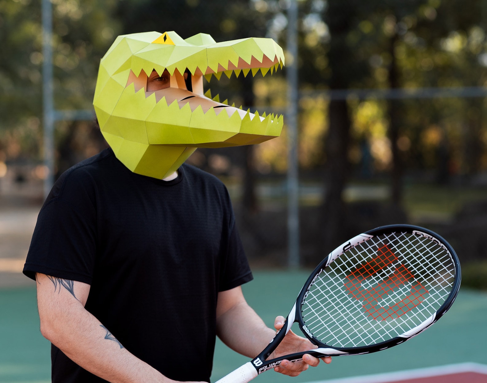 Crocodile Mask, Alligator Mask | DIY Paper Mask, Printable Template ...