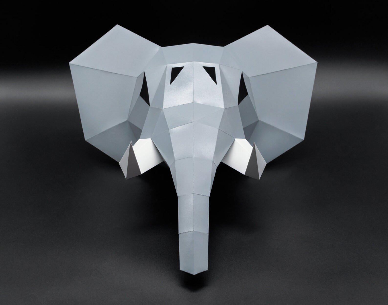 Elephant Mask | DIY Paper Mask, Printable Template, Papercraft, 3D Mask ...