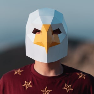 Eagle Mask, Falcon Mask | DIY Paper Mask, Printable Template ...