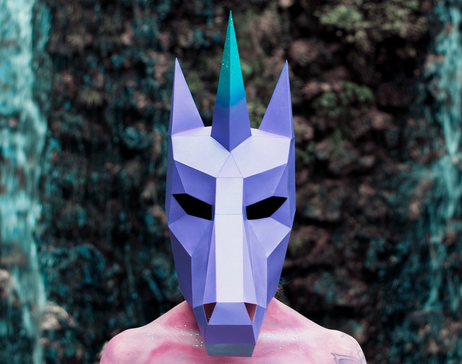 Unicorn Mask DIY Paper Mask Printable Template Papercraft - Etsy Canada