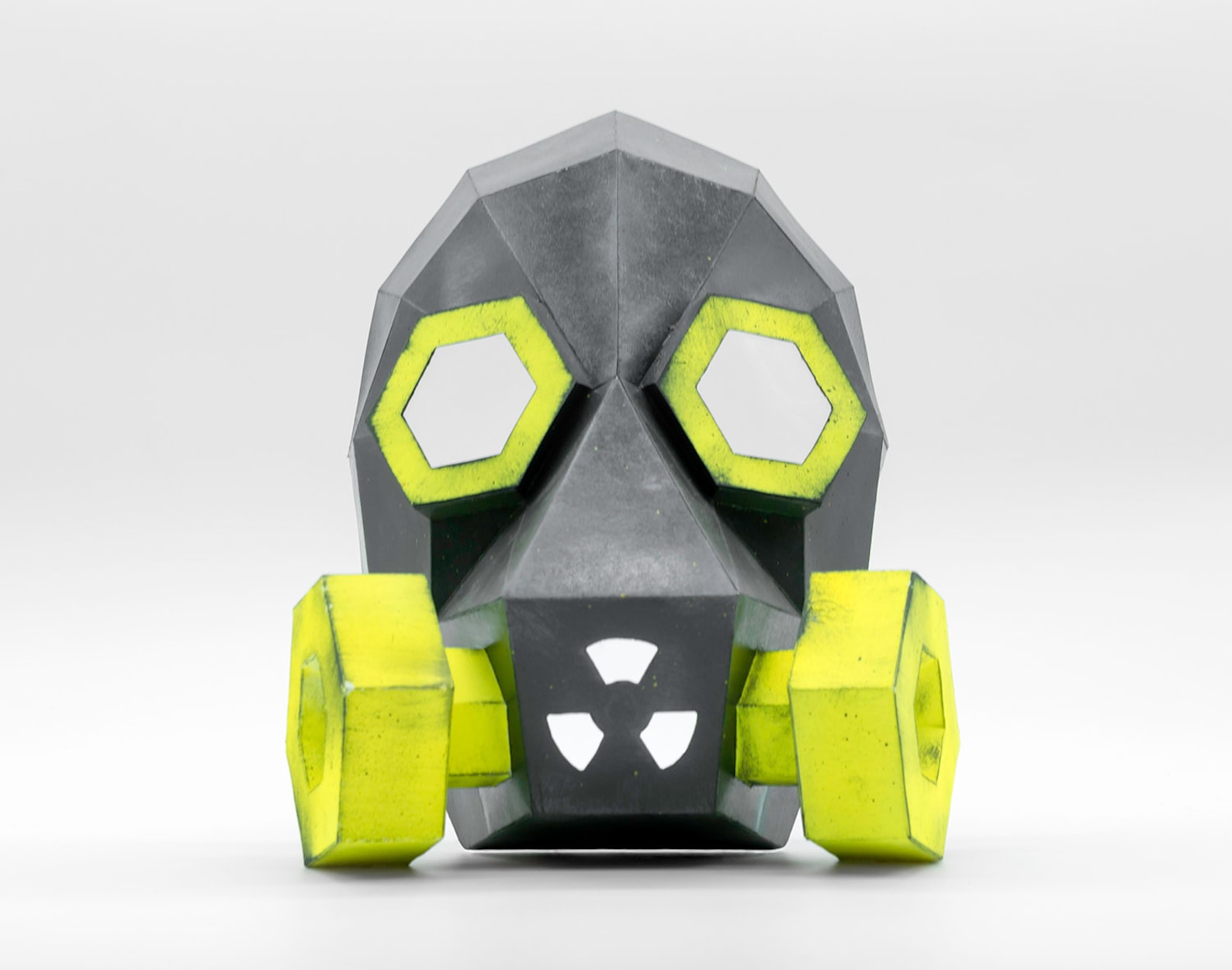 Gas Mask | DIY Paper Mask, Printable Template, Papercraft, 3D Mask ...