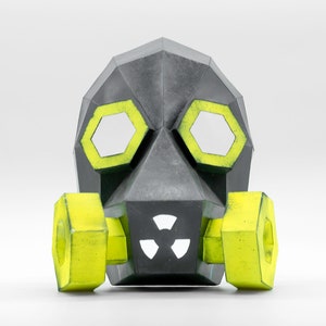 Gas Mask | DIY Paper Mask, Printable Template, Papercraft, 3D Mask ...