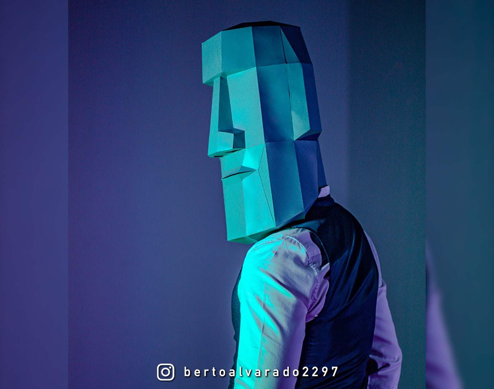 Moai Mask DIY Paper Mask Printable Template Papercraft 3D | Etsy UK