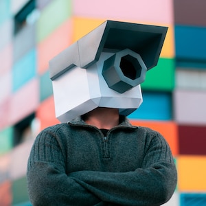 Security / Video Camera Mask, Skibidi Toilet | DIY Paper Mask ...
