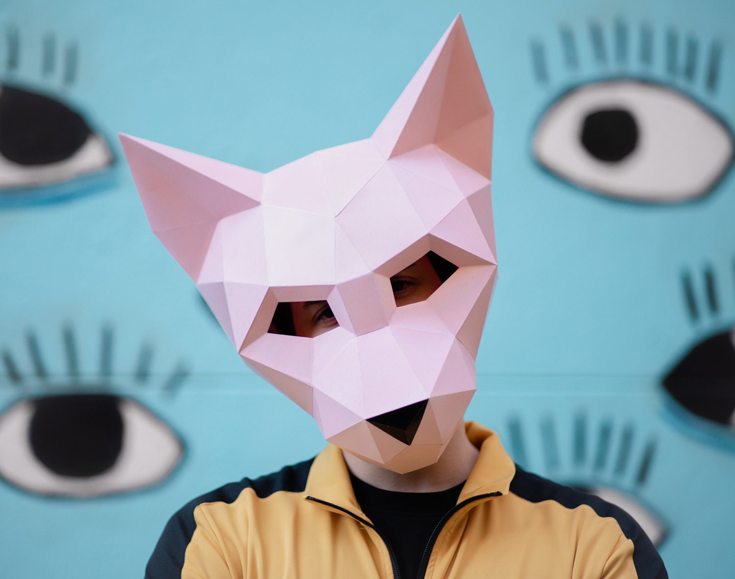 Sphynx Cat Mask DIY Paper Mask Printable Template - Etsy UK