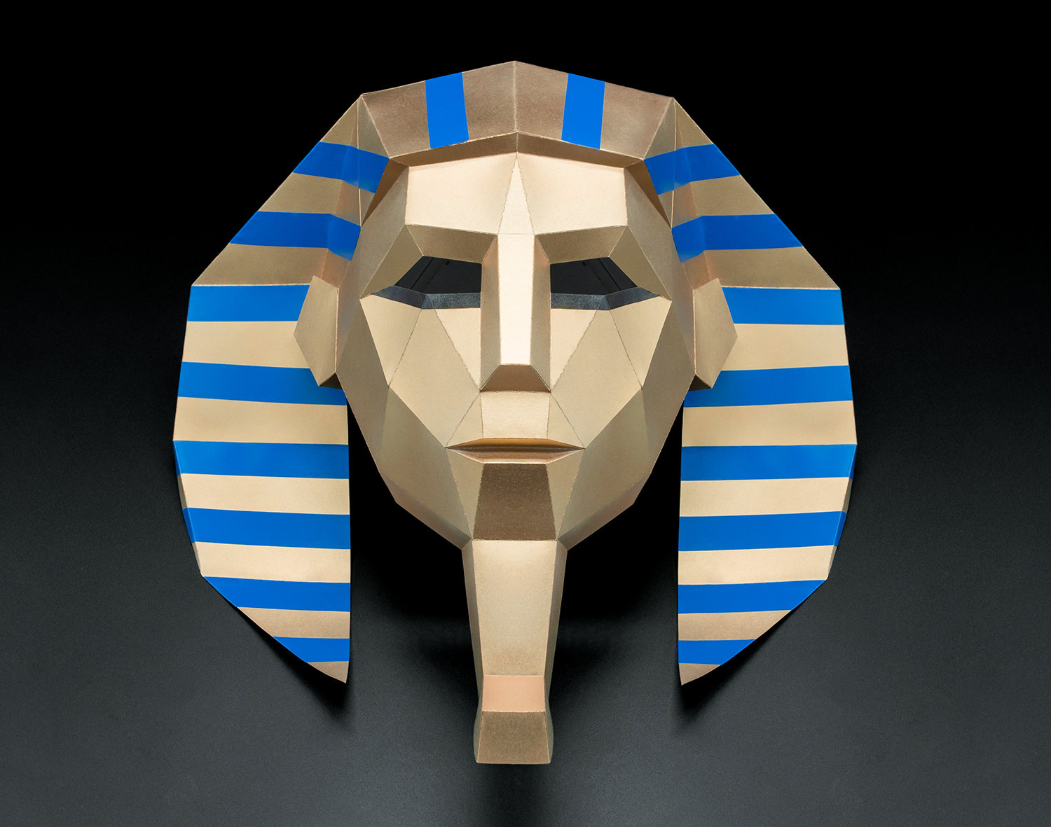 Tut Mask Pharaoh Mask DIY Paper Mask Printable Template - Etsy