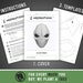 Alien Mask DIY Paper Mask, Printable Template, Papercraft, 3D Mask ...