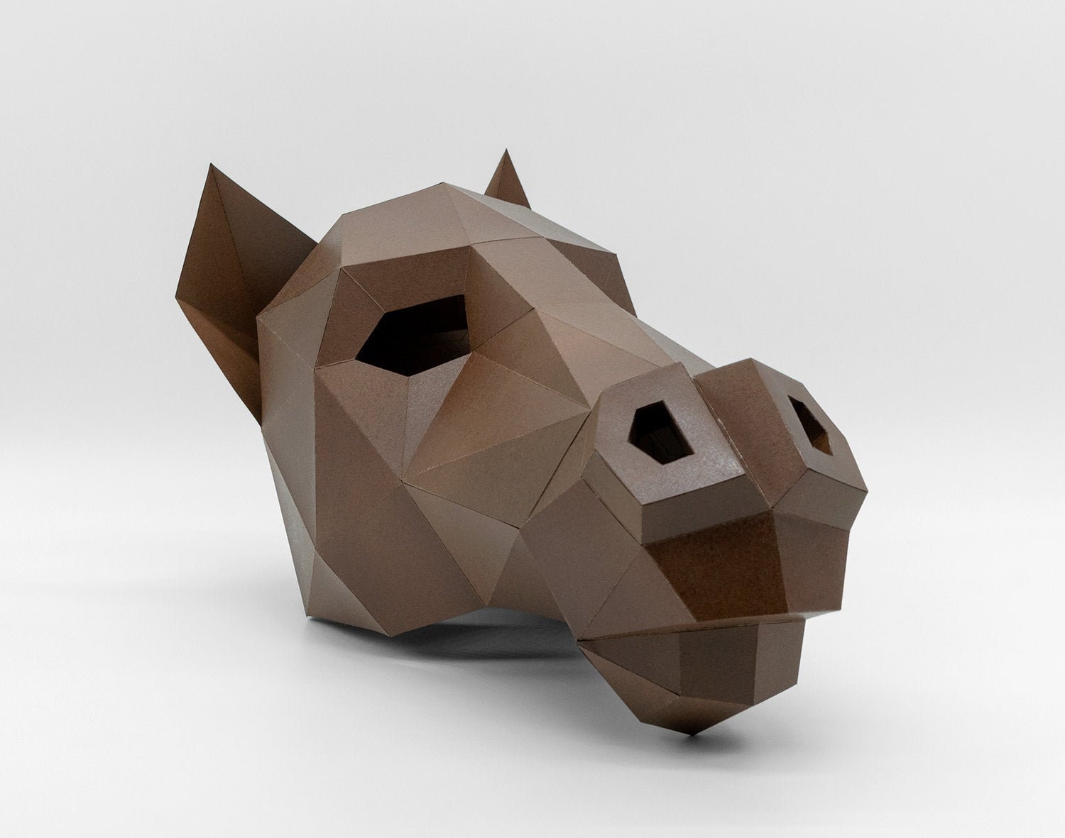 Horse Mask, Donkey Mask | DIY Paper Mask, Printable Template ...