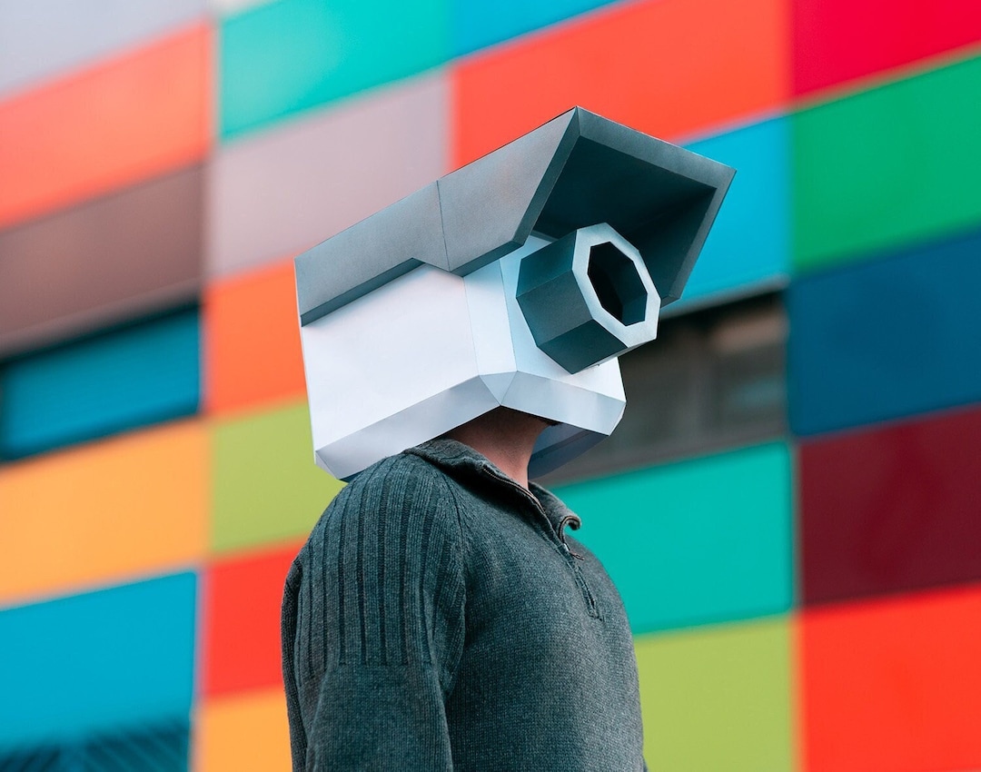 Security / Video Camera Mask, Skibidi Toilet | DIY Paper Mask ...