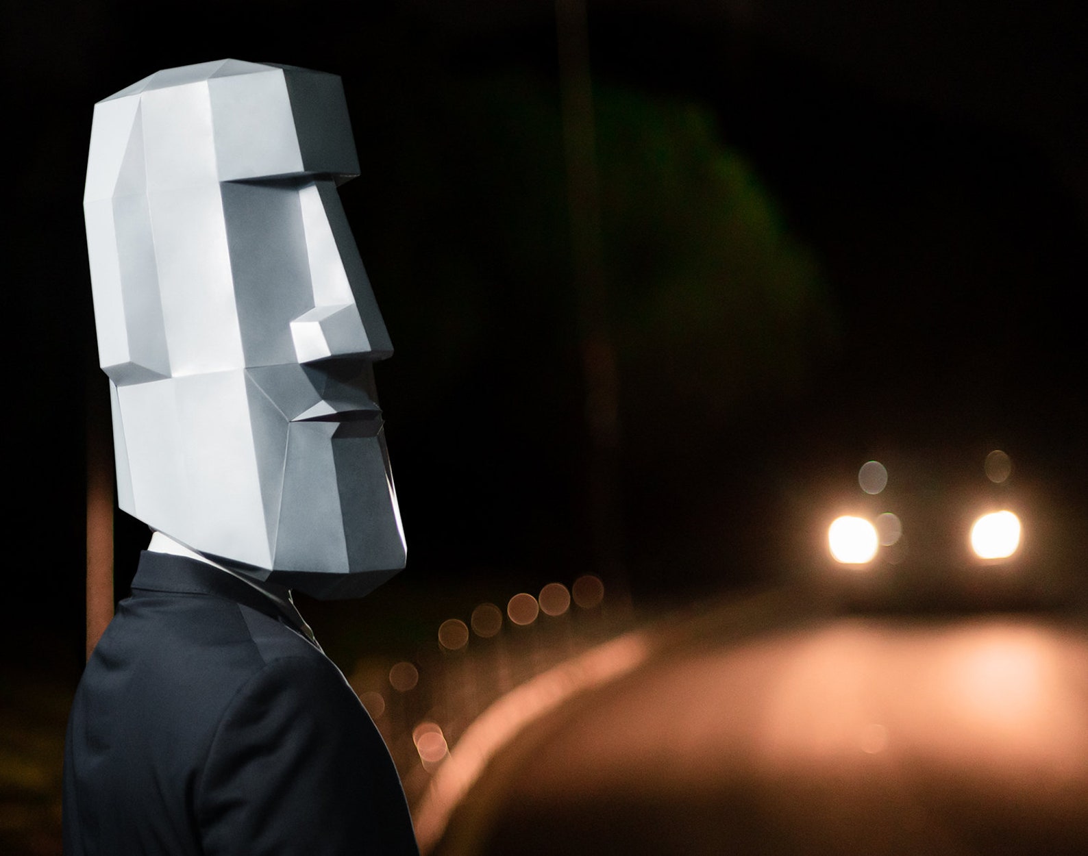 Moai Mask DIY Paper Mask Printable Template Papercraft 3D | Etsy UK