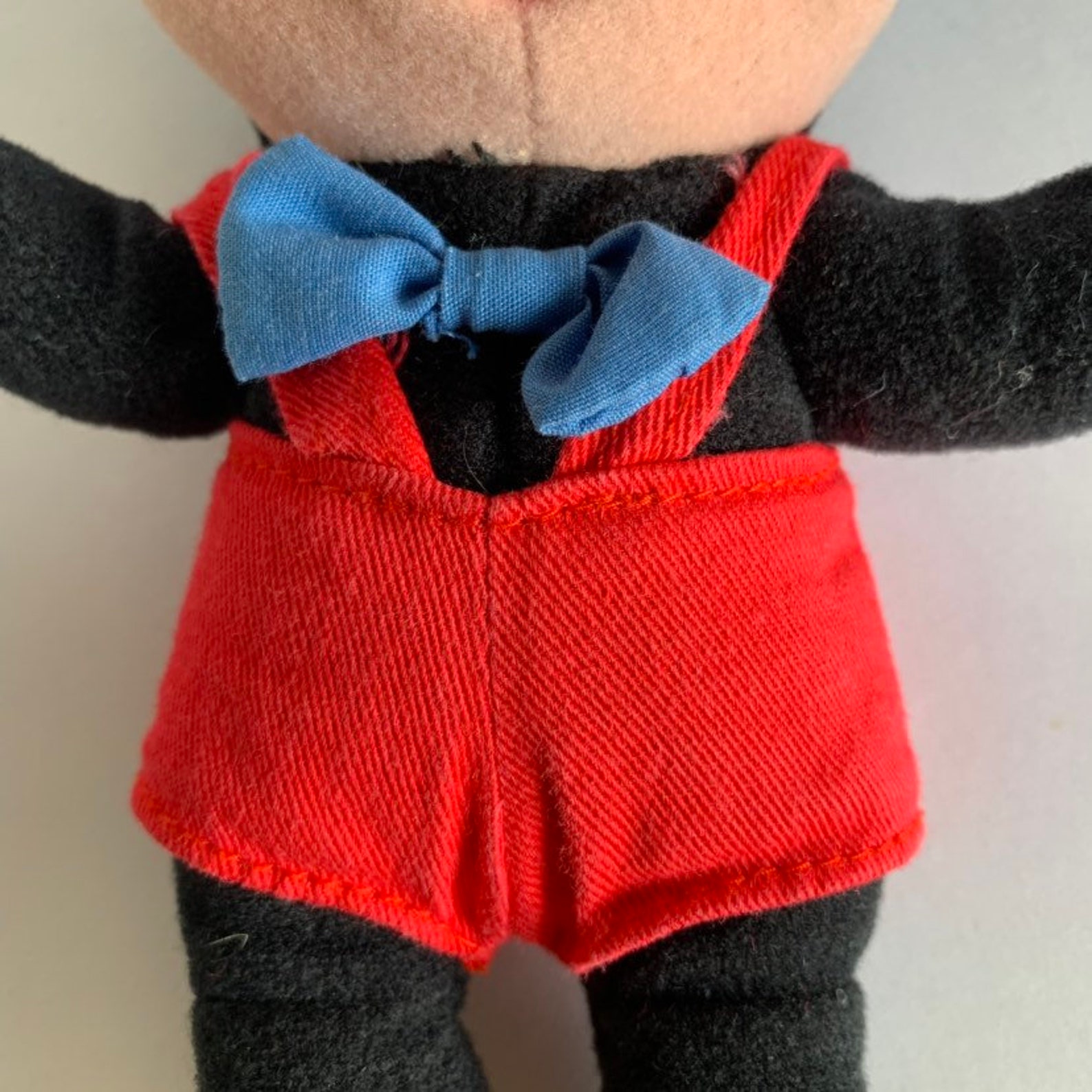 Vintage Applause Mickey Mouse Plush Toy Doll Blue Bow Tie, Item Number ...