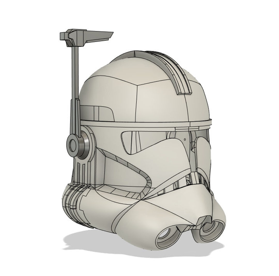 Clone Phase 2 Helmet File Modular With Rangefinder - Etsy