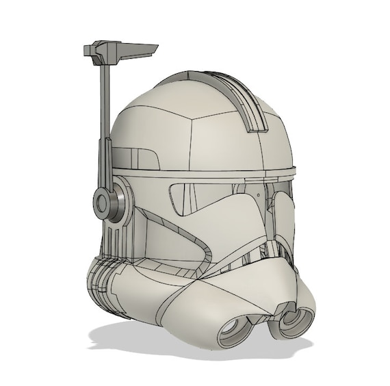 Clone Phase 2 Helmet File Modular With Rangefinder | Etsy