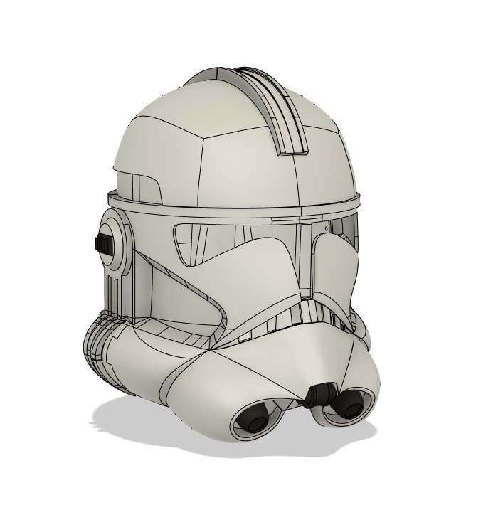 Clone Phase 2 Helmet File Modular With Rangefinder - Etsy