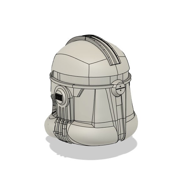 Clone Phase 2 Helmet File Modular With Rangefinder - Etsy