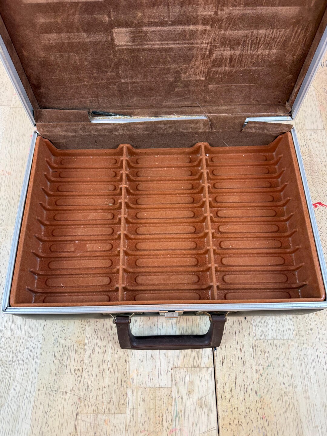 Vintage Savoy Style 30 Cassette Tape Suitcase Faux Leather Orange. - Etsy