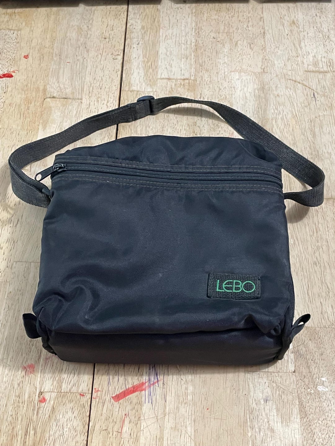 Vintage Lebo Cassette Tape Storage Holder Black Canvas Case Holds 20 ...