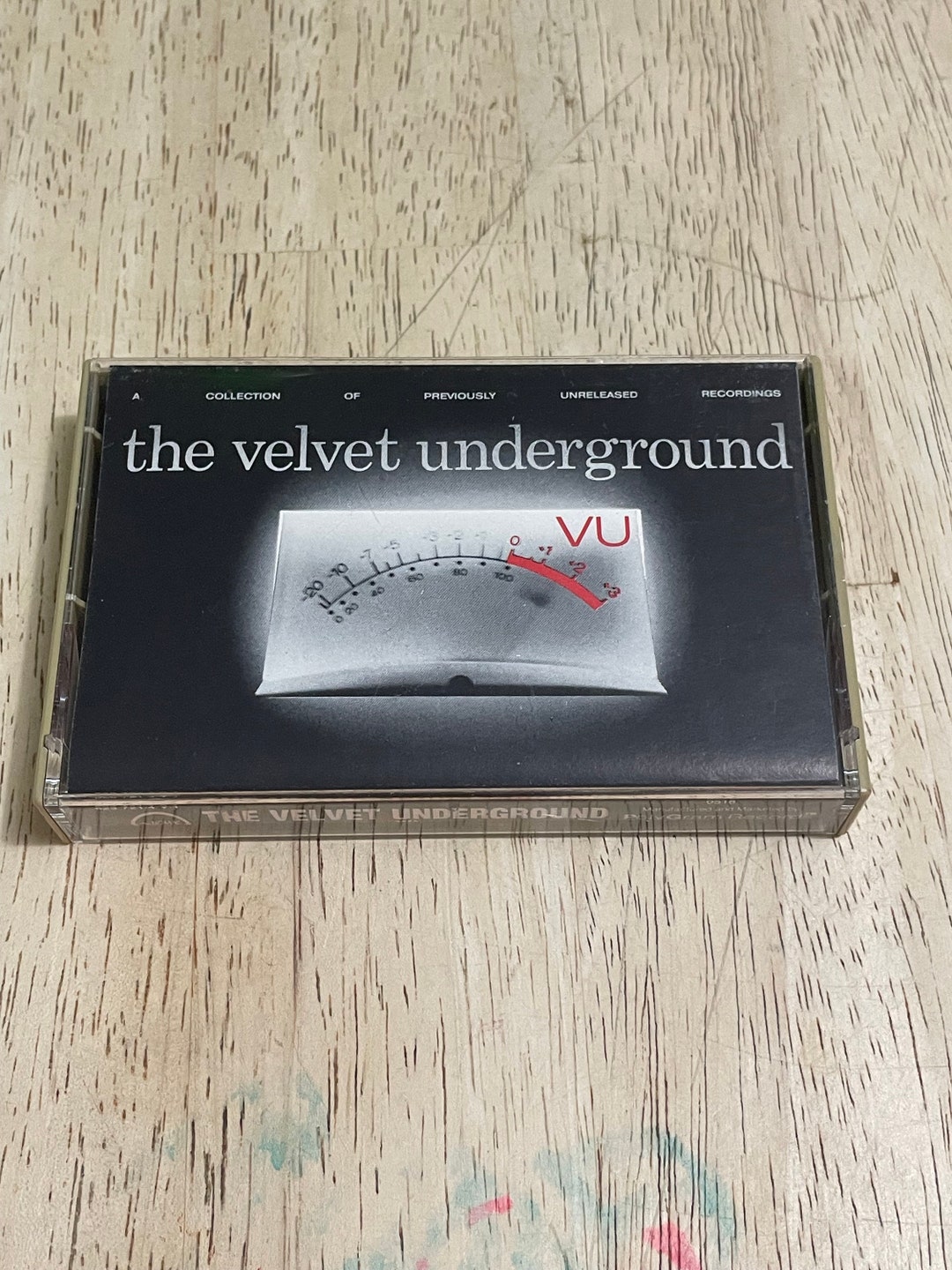 The Velvet Underground V.U. Cassette Tape 1984 Punk Unreleased ...