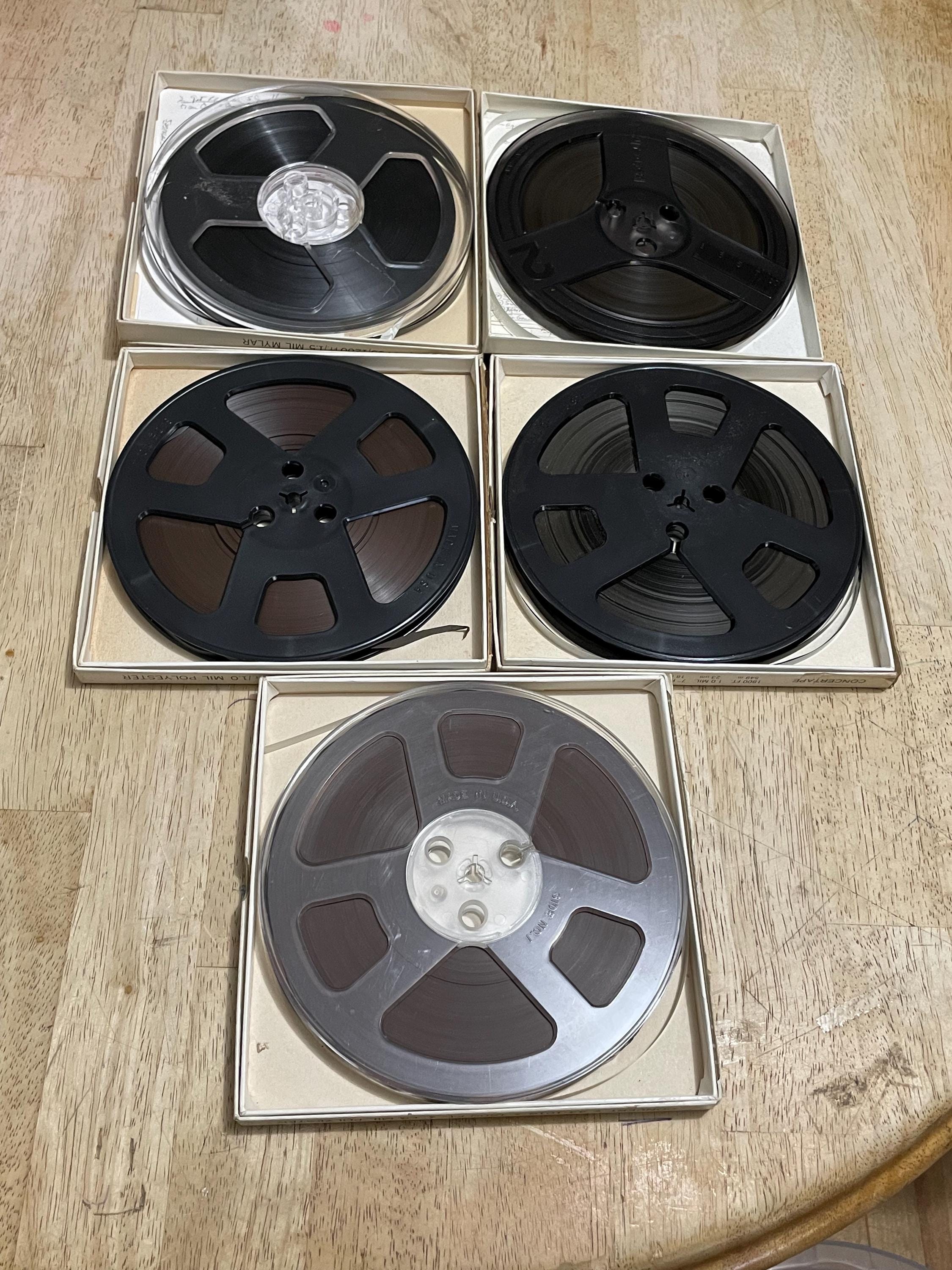 Lot of 5 Used Radio Shack Concertape 1200, 1800, 3600 7 Reel to Reel ...