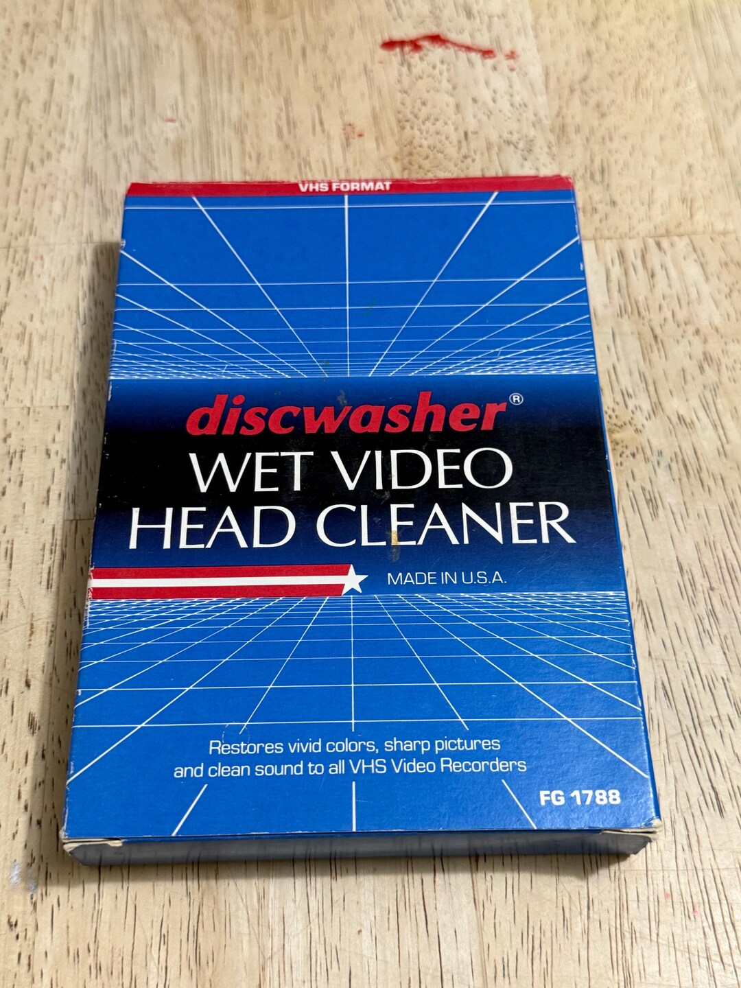 Discwasher Wet Video Head Cleaner - VHS Cleaner 1989. This Looks to Be ...