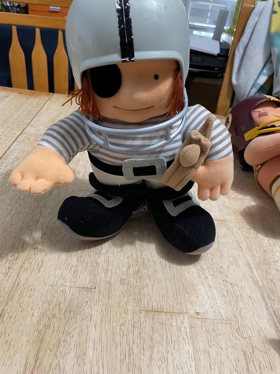 Vintage NFL Los Angeles Raiders 1983 Huddles Mascot Plush oakland Retro ...