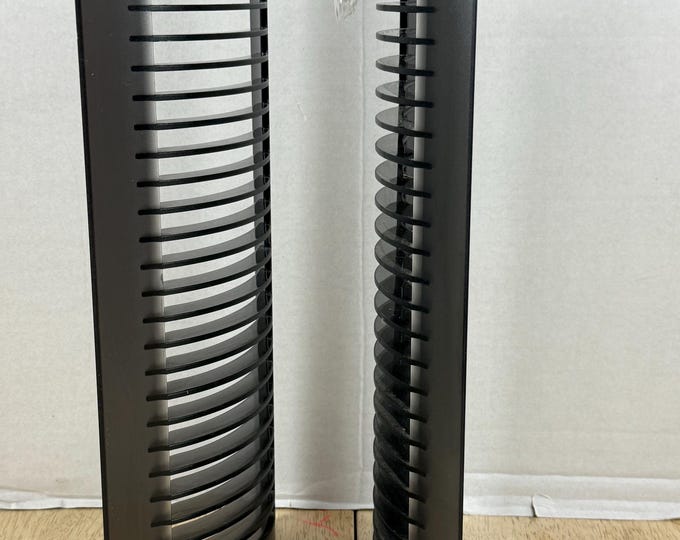 Atlantic Gray CD Tower Rack Storage Holder Organizer Future Post Modern ...