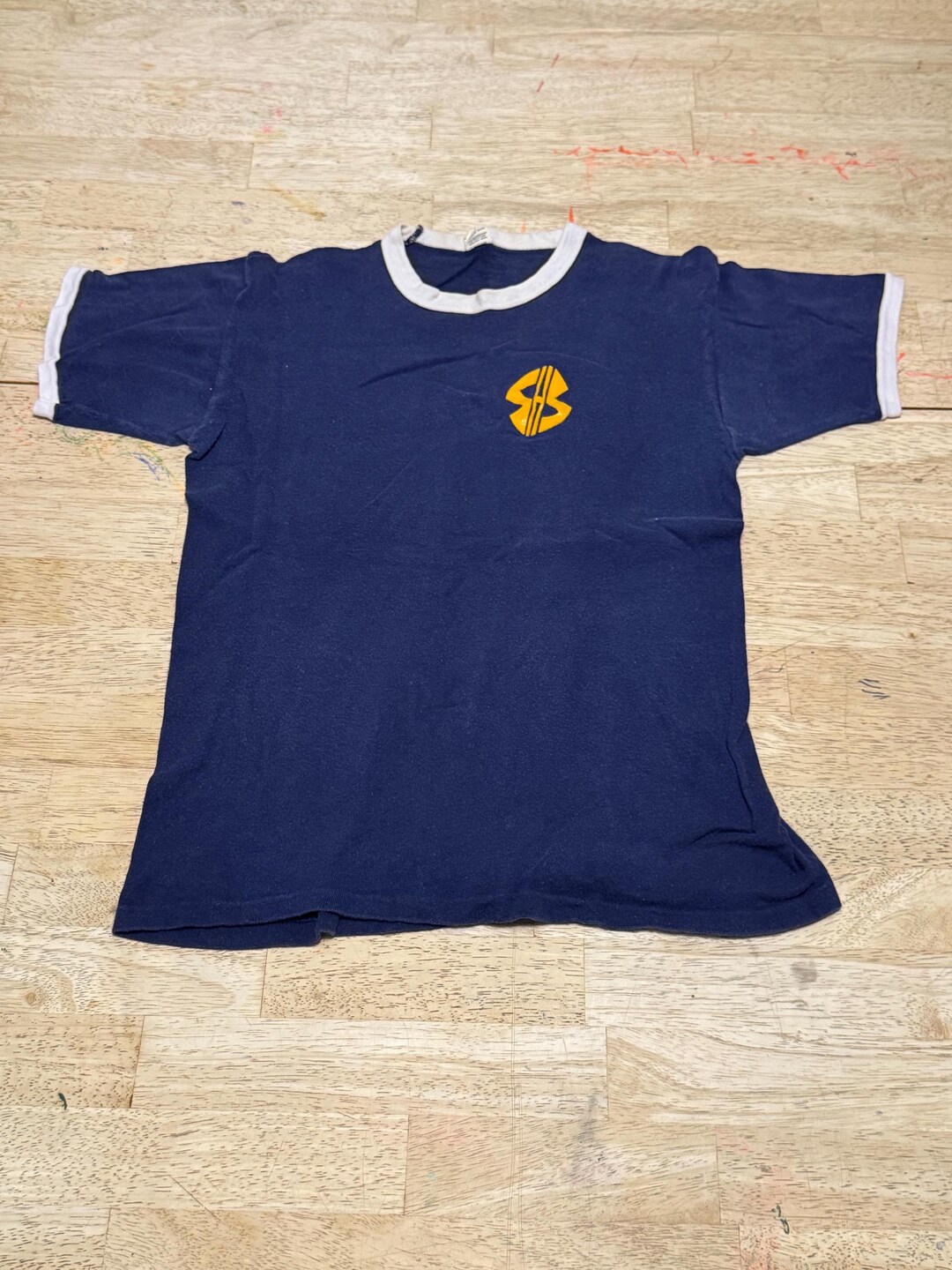 Vintage 1960s Russell Southern Co Shirt Size Medium Cotton Ringer SHS ...