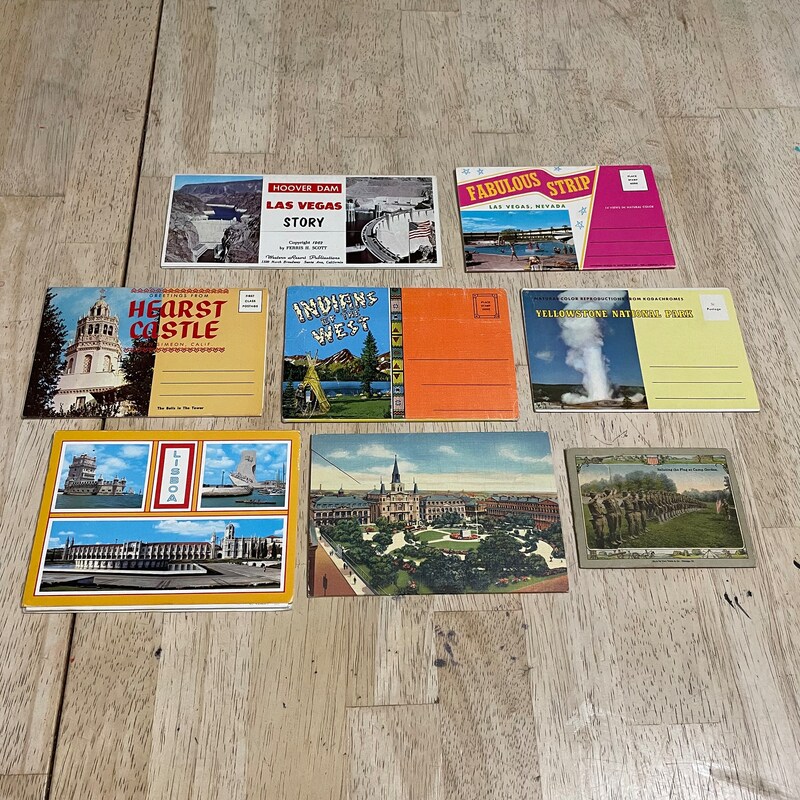 Postcard Folder - Etsy