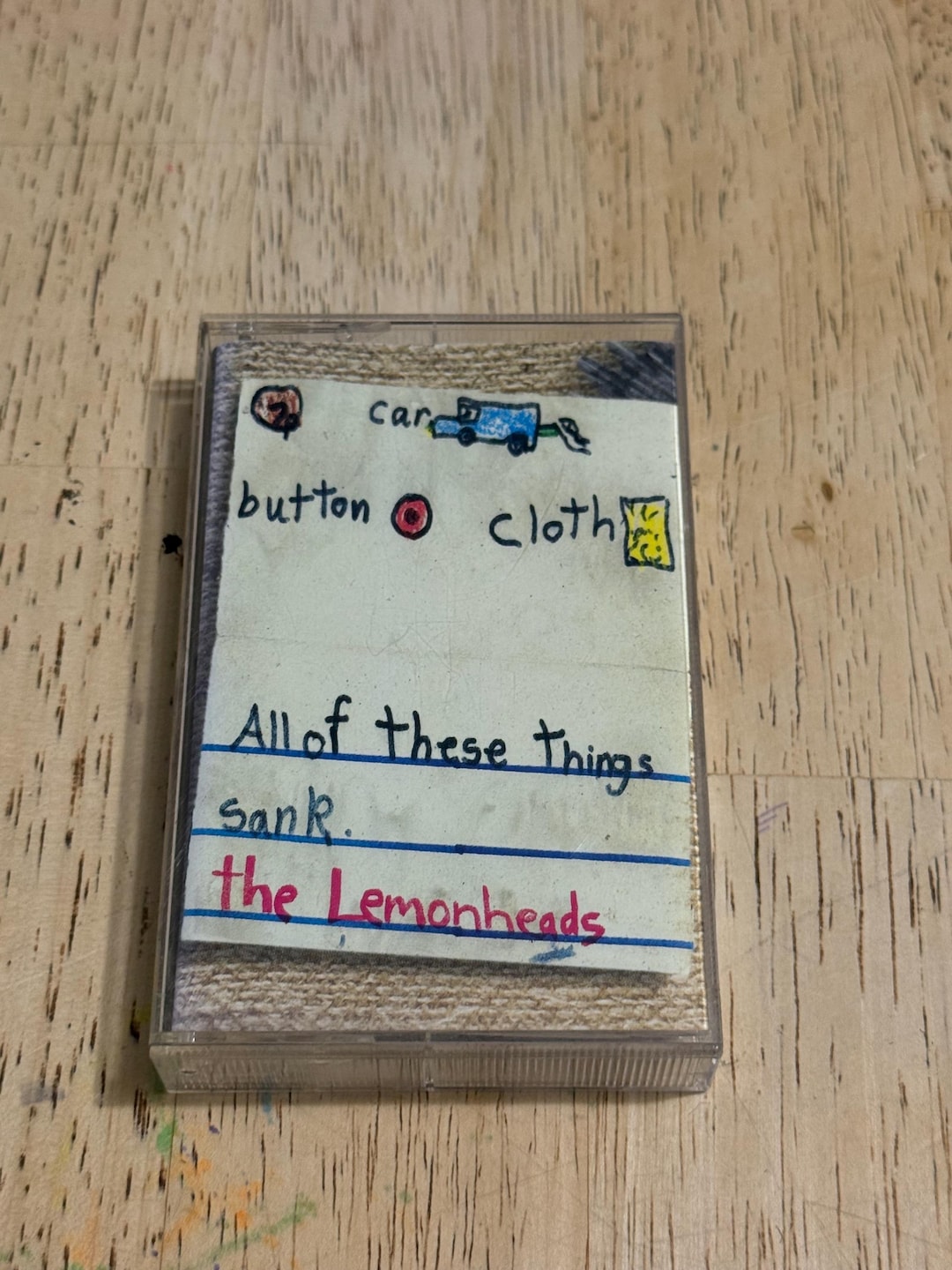 The Lemonheads - Rare Car Button Cloth Cassette Tape Sep 1996 Atlantic ...