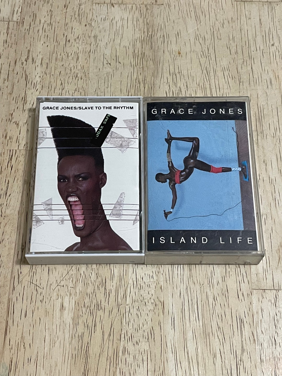 Grace Jones Lot of 2 Cassette Tapes slave to the Rhythm, Island Life ...