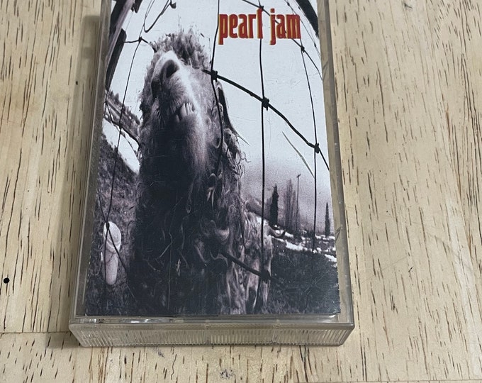 Pearl Jam Vs. Five Against One Cassette Tape 1993 Sony Eddie Vedder ...