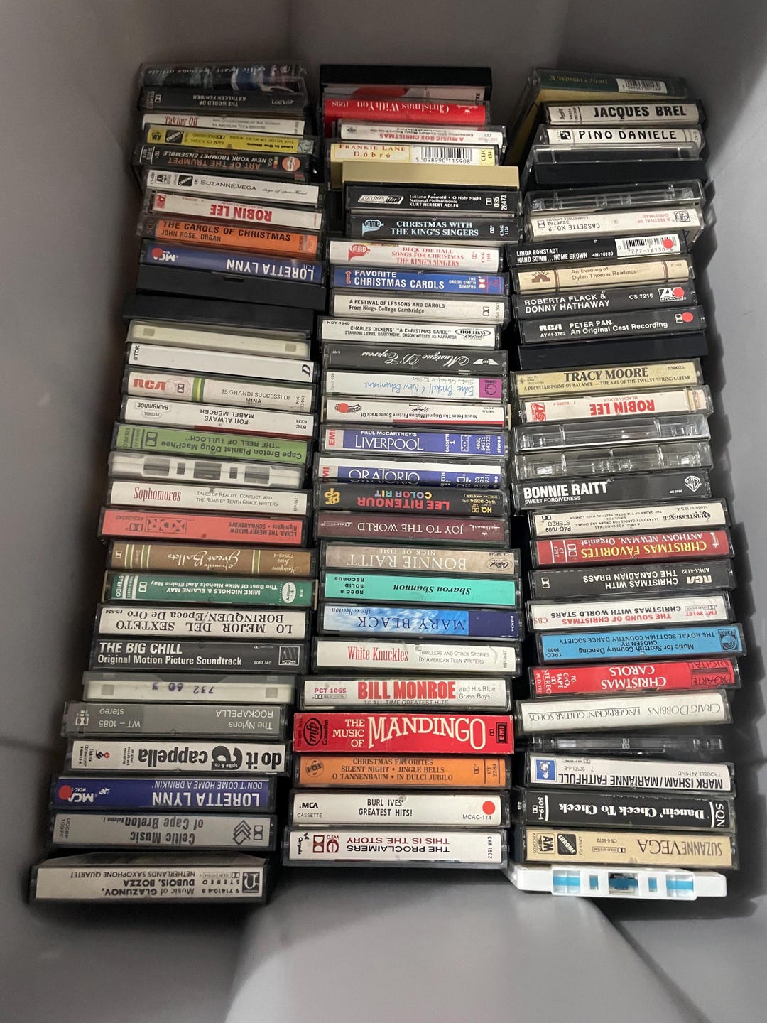 Vintage 50 Cassette Tape Lot Bulk for Art Crafts Decor Used Decoration ...