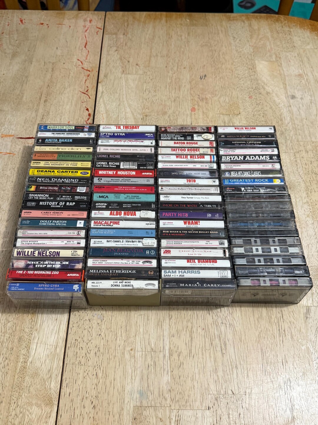 Huge Lot of 76 Pop Soft Rock Cassette Tapes 70s 80s 90s. Many Great ...