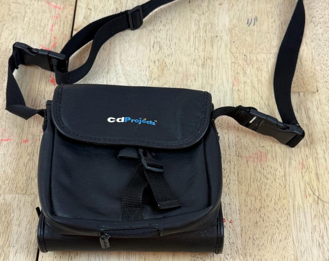 CD Projects Portable Carry Case CD Player + Accessories W/strap ...