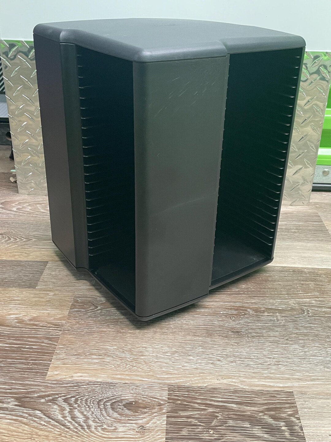 Laserline 100 CD Holder Carousel Spinning Plastic Storage Rack Tower ...