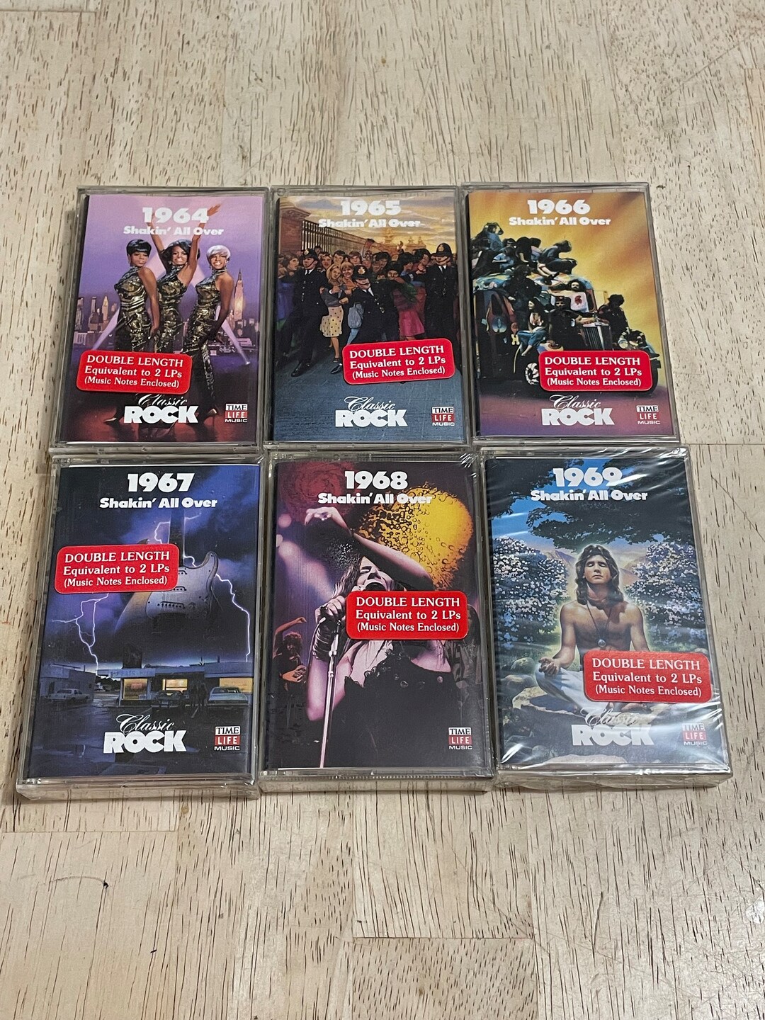 NEW SEALED Lot of 6 Time Life Rock Classic Rock Cassette Tapes - Etsy