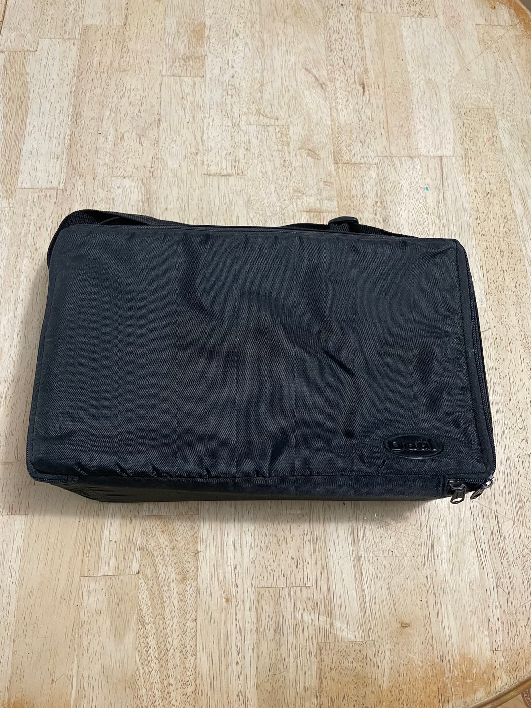 Vintage Daäl Double Sided Zip Cassette Tape Case 60 Tape Capacity Strap ...