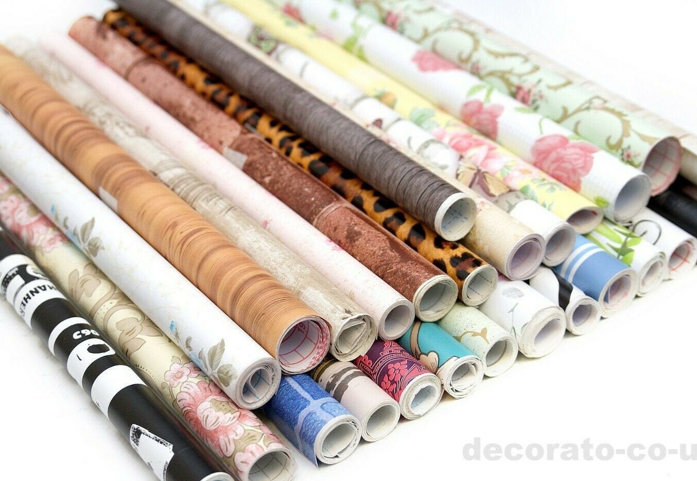 5 Rolls Fablon Sticky Back Plastic: Floral, Brick, Wood Patterns - Etsy UK