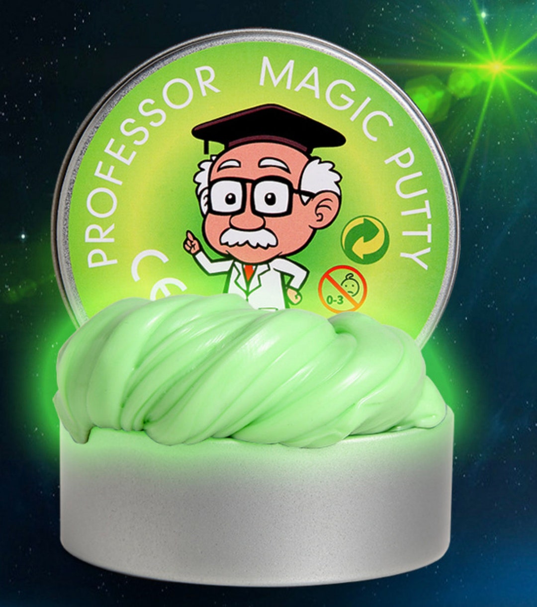 Glow in the Dark Slime Magnetic Uv Reactive Heat Sensitive - Etsy