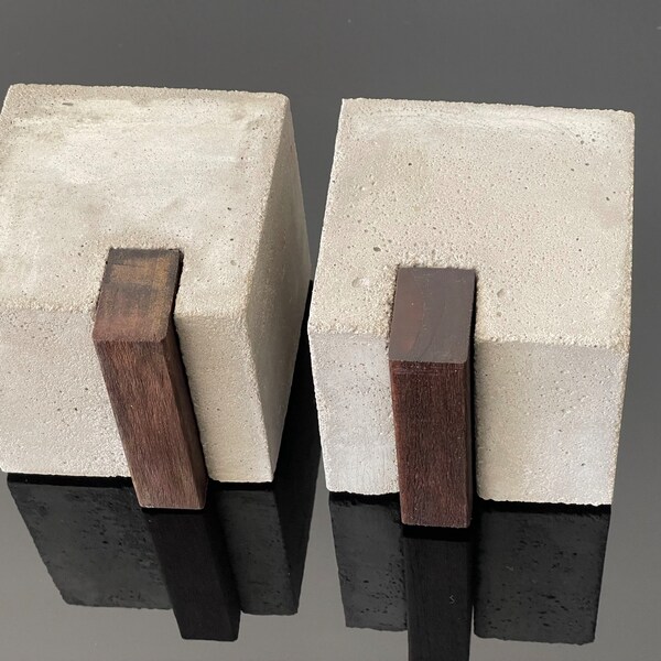 Concrete Bookends - Etsy