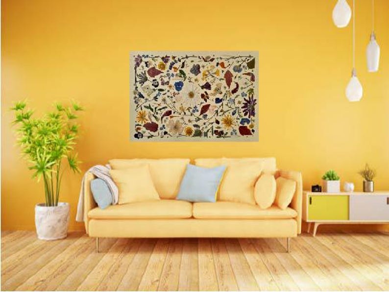 Dried Flower Frame: Botanical Wall Art, Cottagecore Decor - Etsy