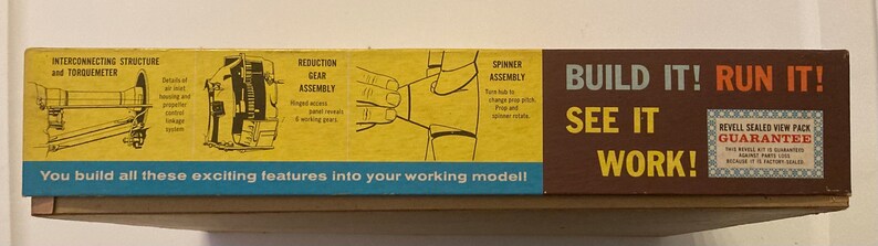 1960 Revell Allison Prop-jet Engine - Etsy