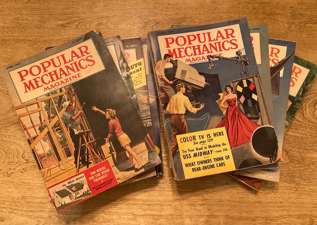Vintage Popular Mechanics Mags - Etsy