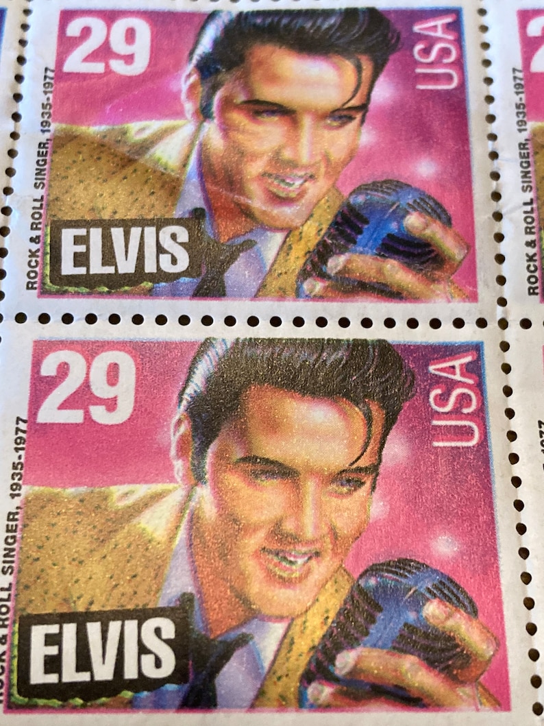 20 Elvis US Postage Stamps 1992 - Etsy