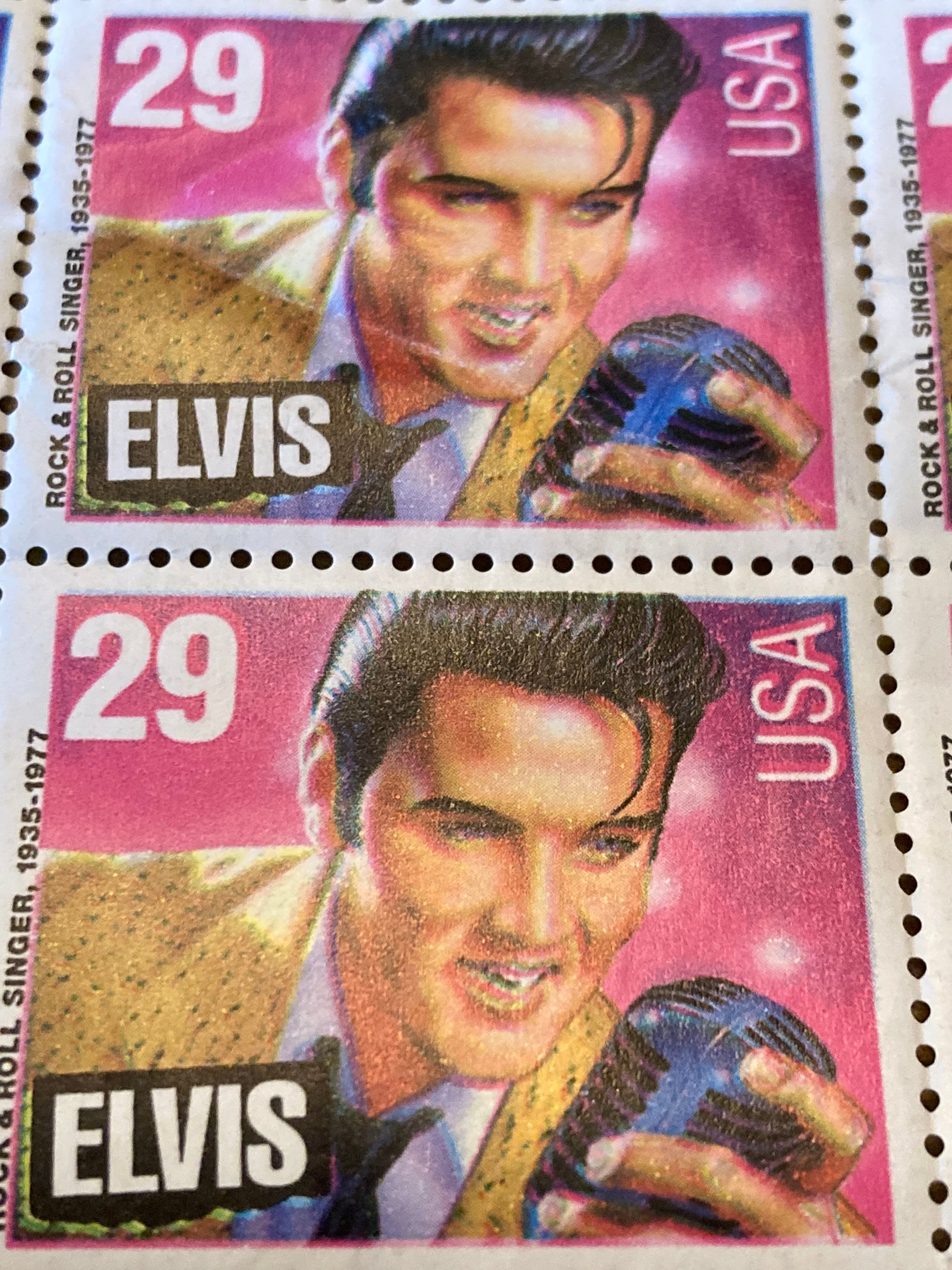 20 Elvis US Postage Stamps 1992 - Etsy