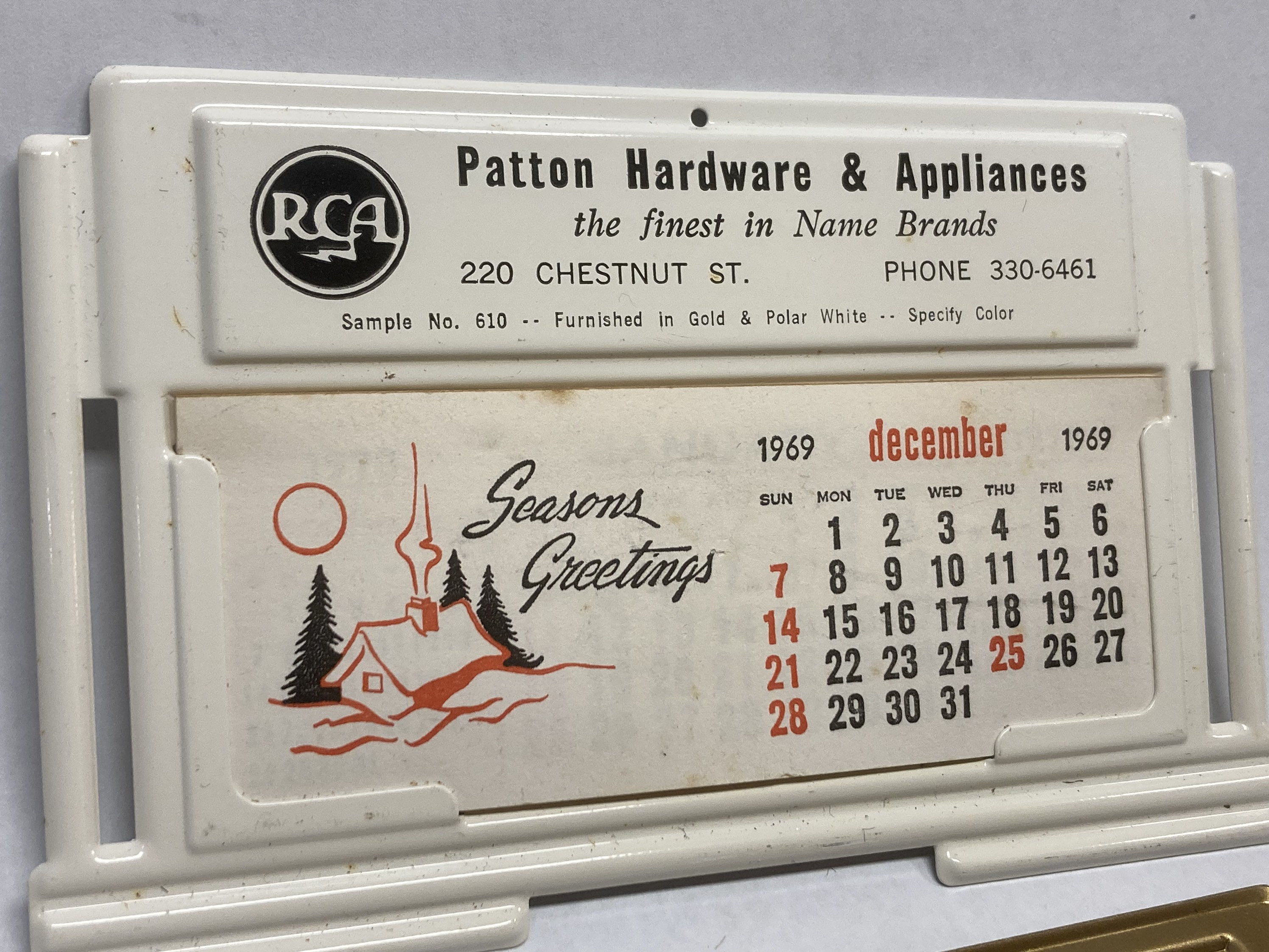 Two 1969 Desktop Advertisement Calendars - Etsy