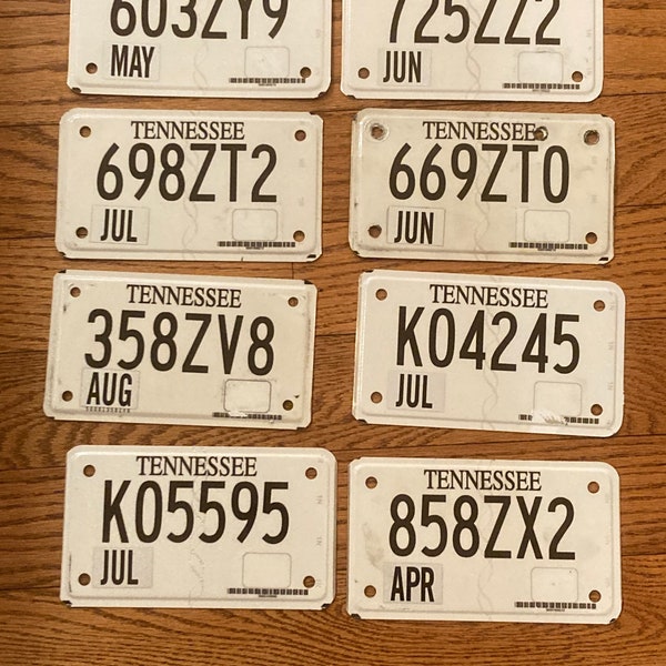 Motorcycle Plates Tn - Etsy