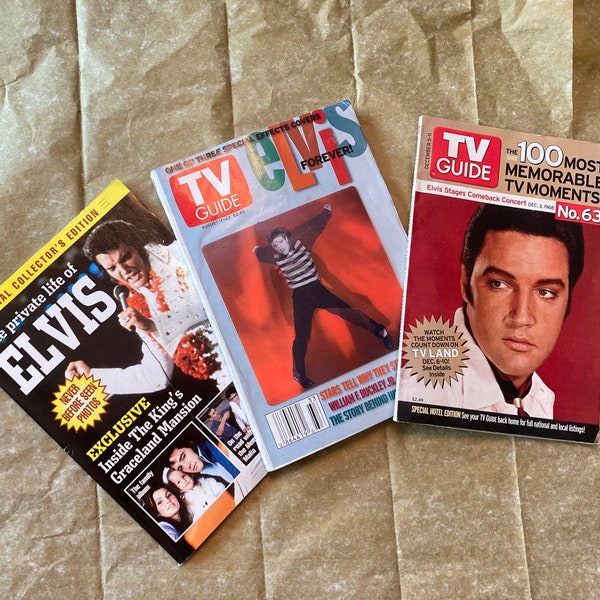 Elvis Tv Guide - Etsy