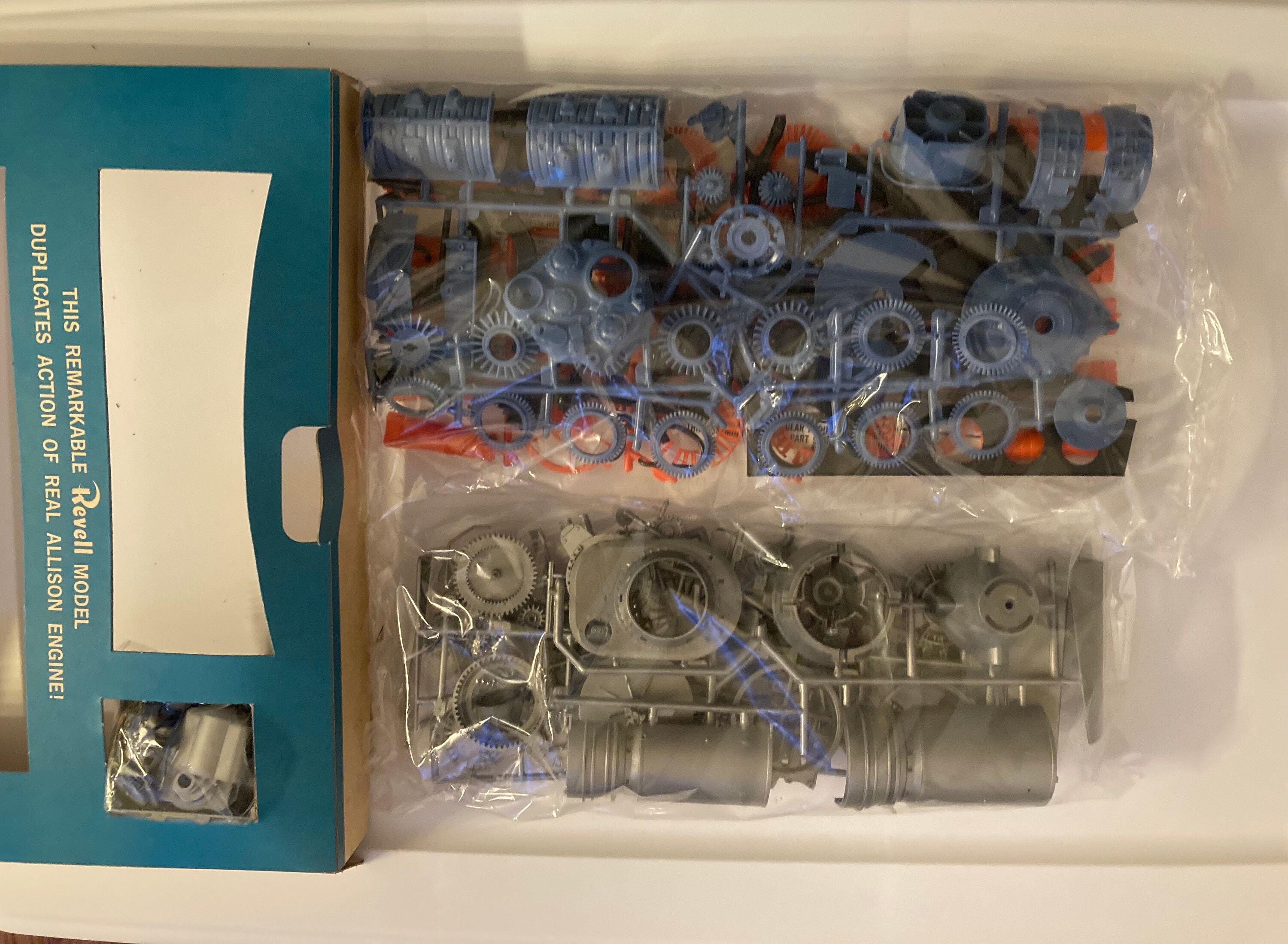 1960 Revell Allison Prop-jet Engine - Etsy